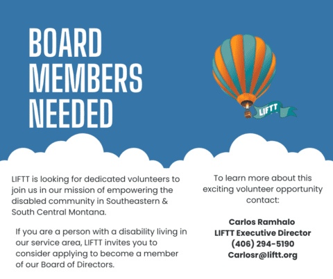 Board Members Needed! - LIFTT