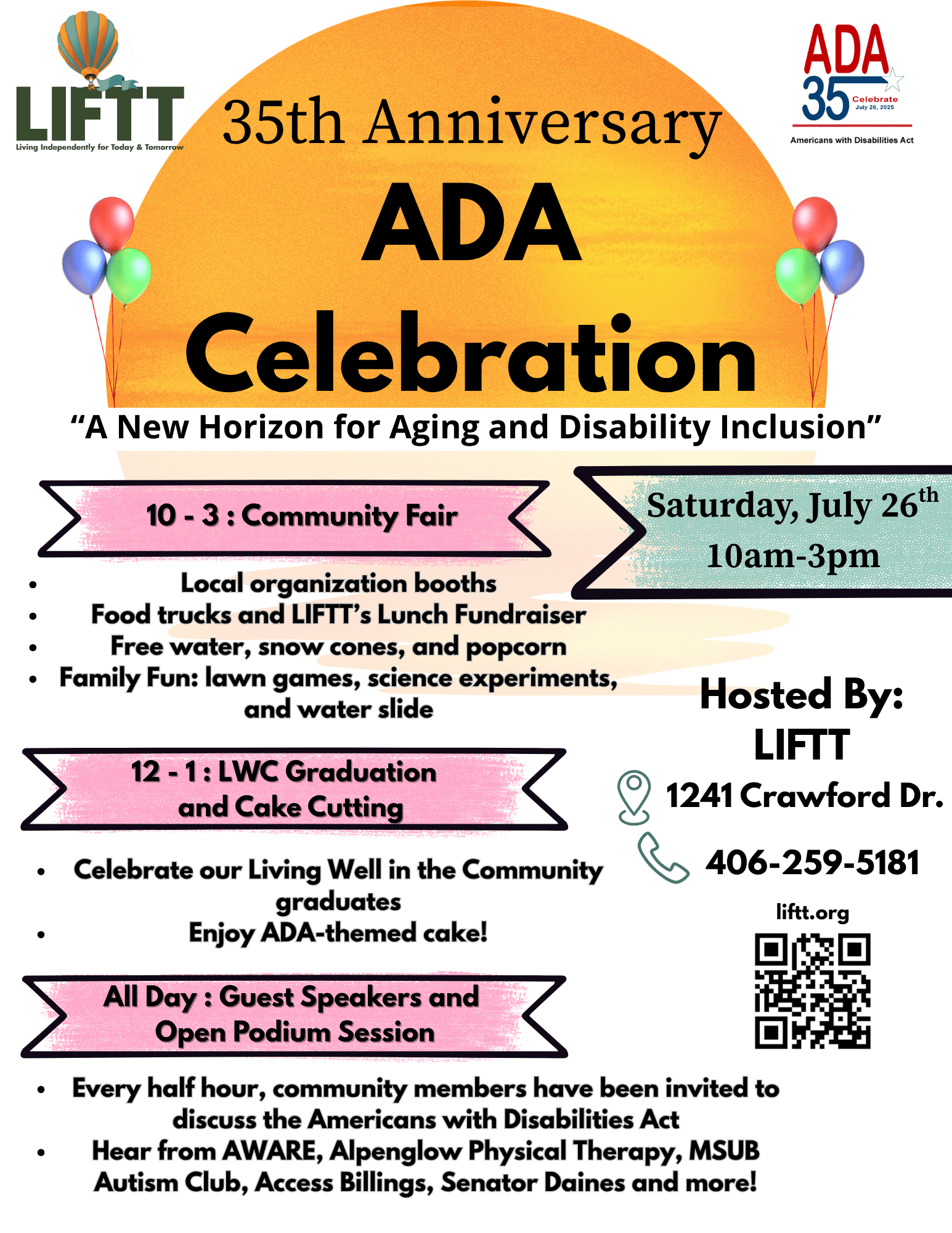 35th Anniversary ADA Celebration - LIFTT